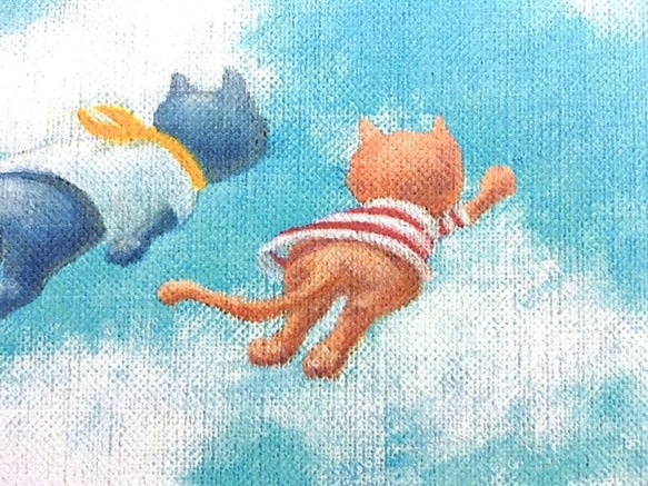 ねこの絵 soraneko 絵画 art iroiro 通販｜Creema(クリーマ) 5558118