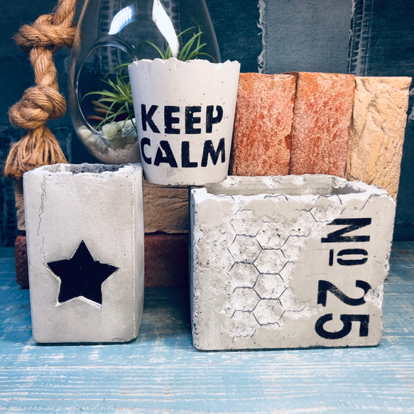 お得な3つセット♪ 男前 プランター 植木鉢 その他インテリア雑貨 Hearth Room 通販 13025499｜Creema(クリーマ)