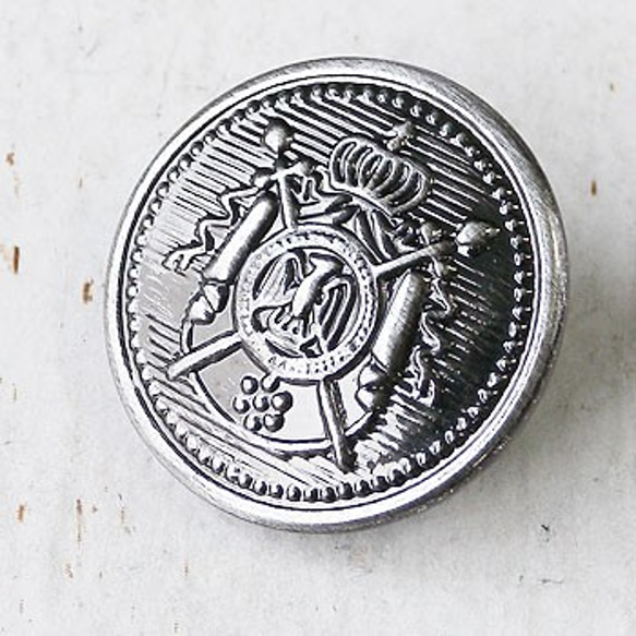 メタルボタン25mm2個10018295(BMB-43)#BS ボタン ヒント 通販 5556351｜Creema(クリーマ)