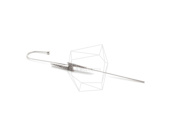 ERG-1614-R【1個入り】 ラップクローラーフックピアス,Ear Wrap Crawler, Hook Cuff 金具・チェーン ...