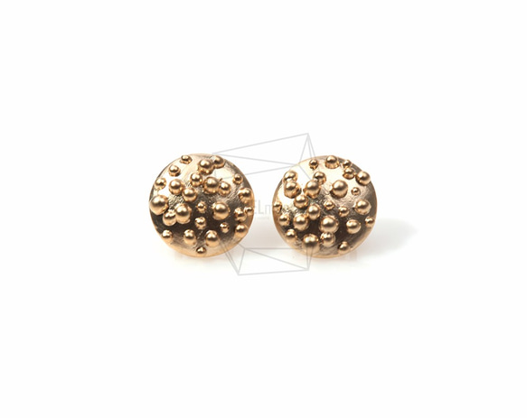ERG-140-MG【2個入り】サークルドットピアス,Circle Dots Post Earrings 金具・チェーン jewelmecca ...