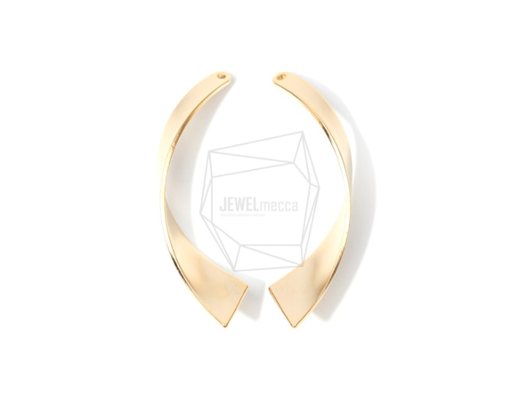 PDT-1430-MG【2 件】波浪條吊飾,波浪條耳環吊飾 飾品零配件 jewelmecca 的作品｜Creema 5613089