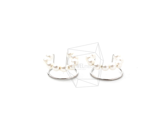 ERG-1237-R【2個入り】ラウンドイヤーカフ/Round Earcuffs Earrings/14mm X 14m 金具・チェーン ...