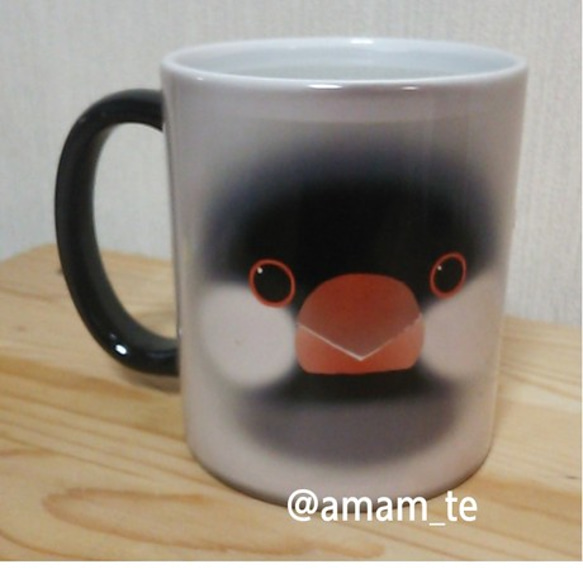 色の変わるマグカップ（文鳥） マグカップ おいも乃あげも乃 通販 6457486｜Creema(クリーマ)