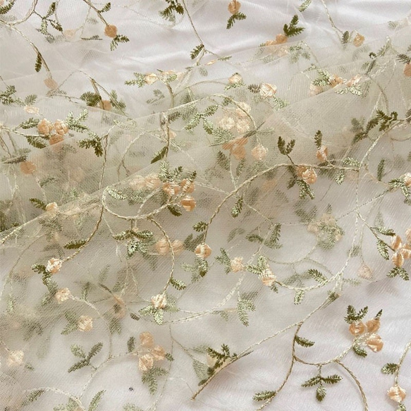豪華刺繍チュールレース 90cm*130cm レース noppy1 通販 12413035｜Creema(クリーマ) ハンドメイド・手作り ...