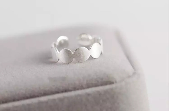 (SV925) To join MaruMaru mat silver free ring 指輪・リング M,Nature~エムナチュレ 通販｜Creema(クリーマ) 12790649