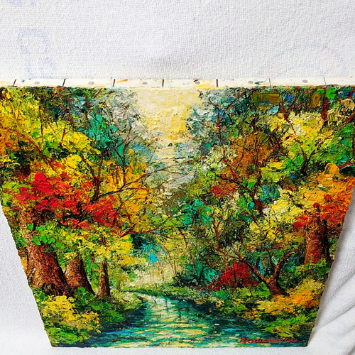 油絵 移り行く森【B】 絵画 HR 通販 12680965|Creema(クリーマ) 油絵 移り行く森【B】 絵画 HR 通販 12680965|Creema(クリーマ)