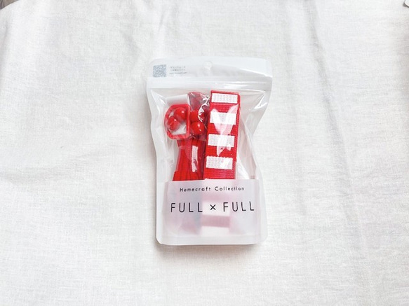 入園入学グッズ 基本素材 / FULLFULL レッド（ストライプ） 生地 手づくり創庫 アイリー 通販 11110050｜Creema(クリーマ)