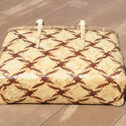 竹 鶴網代編みのバック かごバッグ Basketry 通販 6825769 竹 鶴網代編みのバック かごバッグ Basketry 通販 6825769