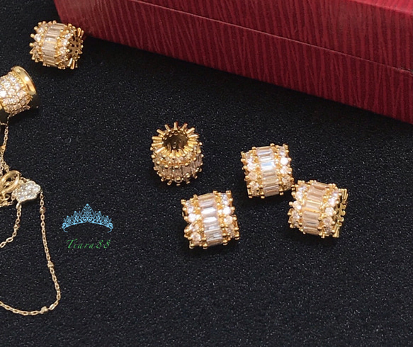 高品質18kgp くびれ ネックレスペンダント 815# ストーン DIYパーツ Tiara88 通販 10770823｜Creema(クリーマ)