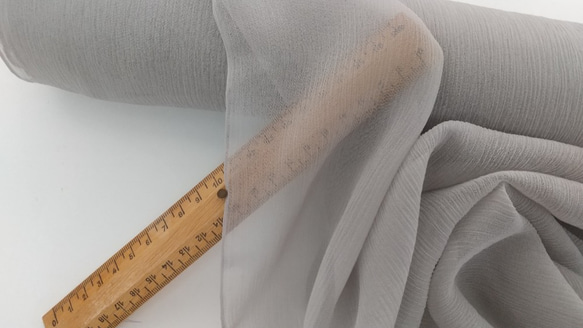 シルク楊柳 薄手 ペールグレー 生地 GEMELLO ANTIQUES 通販 12615400｜Creema(クリーマ)