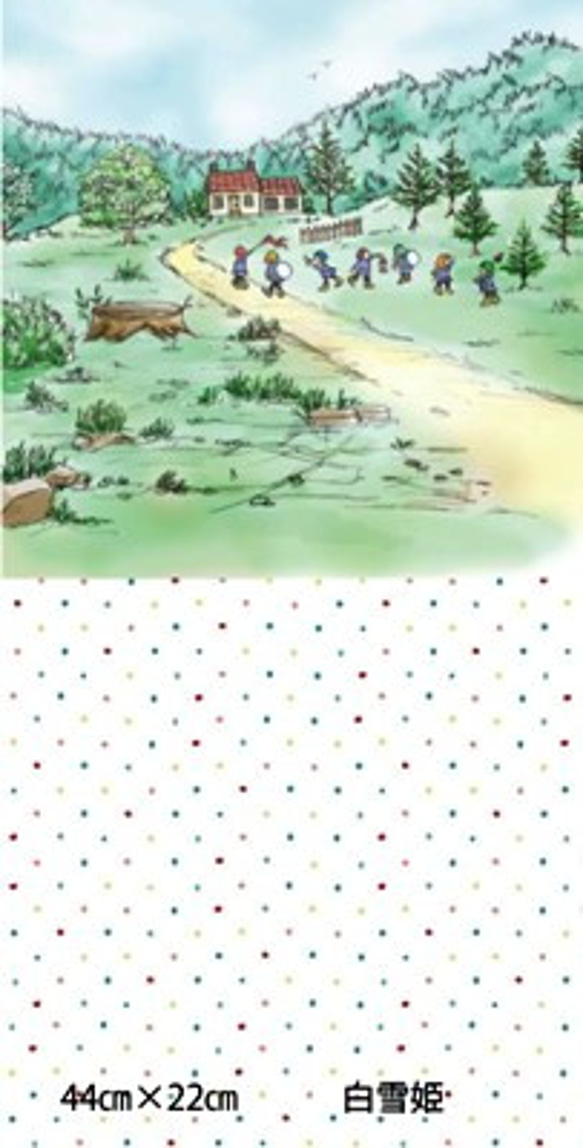 ANNA BERRY 白雪姫 ｶｯﾄｸﾛｽ （44cm×22cm） LP-605-3 生地 plaire 通販｜Creema(クリーマ) 998509