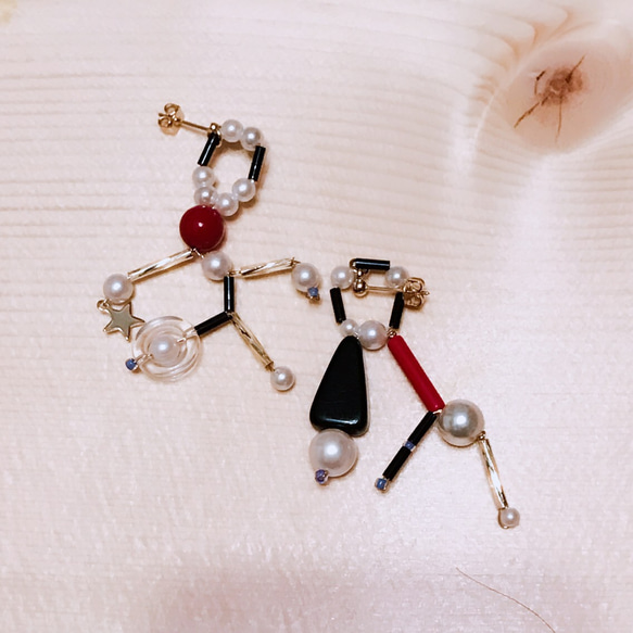 【気分屋★pendulum】NO.2 ピアス（スタッド・一粒） LILY Mabrashka 通販 3410074｜Creema(クリーマ)