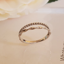 twist line リング華奢なダブルライン SV925 Rs-02 指輪・リング Ring and I 通販 8598729｜Creema(クリーマ)
