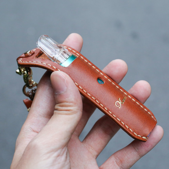 【電子タバコケース】RELX/sp2 ハンギングネック イタリアンベジタブルタンニンなめしレザー、カスタム刻印入り その他インテリア雑貨 ...