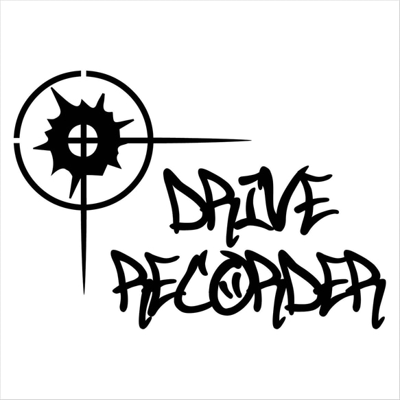 (小)カッティングシート ステッカー 銃痕 hiphop ドライブレコーダー シール・ステッカー Deep 通販 12466175 ...