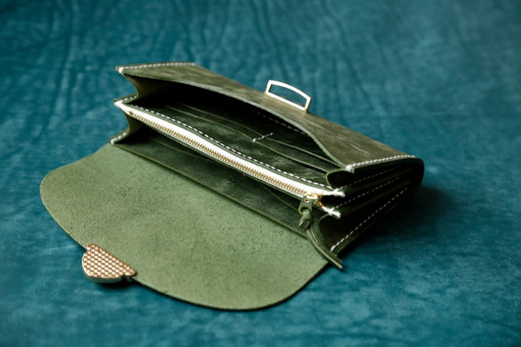 長財布 レディース 革 大容量 牛革手作り手縫い収納オルガン長財布 総手縫い 長財布 TANGENT LINEAR 通販 3328760 ...