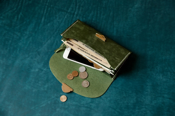 長財布 レディース 革 大容量 牛革手作り手縫い収納オルガン長財布 総手縫い 長財布 TANGENT LINEAR 通販 3328760 ...