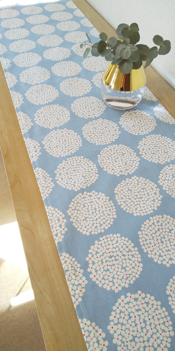 【送料無料】北欧 テーブルランナー (サークルフラワー) カーペット・絨毯・ラグ・マット SK store 通販｜Creema(クリーマ ...