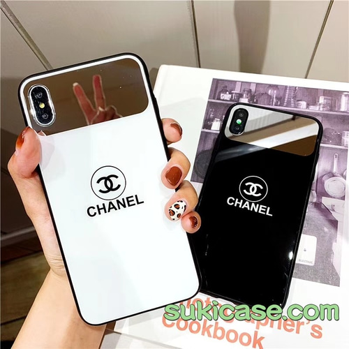 シャネル iphone xs/x/8p ケース ミラー付き 芸能人 Chanel シャネル iphone xs/x/8p ケース ミラー付き 芸能人 Chanel