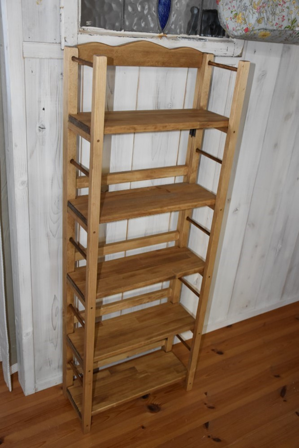 簡単に折り畳みBOOKシエルフ（本棚）文庫本タイプ 本棚・絵本棚・マガジンラック ヨメナ 通販｜Creema(クリーマ)