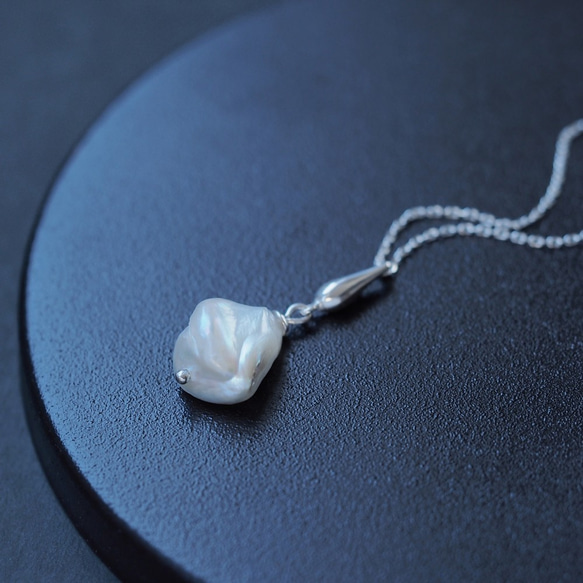 バロック パール ネックレス シルバー925 ネックレス・ペンダント Cloudjewelry 通販 9631654｜Creema(クリーマ)