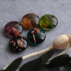 チェコビーズ フラットラウンド マーブル 黒 2個 ガラスビーズ チェコビーズ ツートンカラー ブラック ビーズ MATERIA 通販 ...