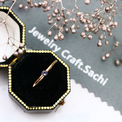 ≪14kgf≫ 2mm石 ベゼル アイオライト ストレートリング／ひっかかりのない覆輪留め つけっぱなしOK 指輪・リング Jewelry craft.sachi 通販 10899948 ...