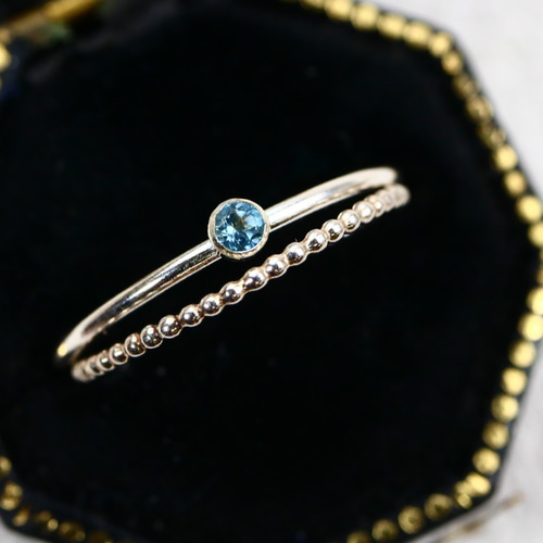 選べる天然石】引っかかりのない覆輪ベゼルリング(3mm石)0.1ct 選べる天然石】引っかかりのない覆輪ベゼルリング(3mm石)0.1ct