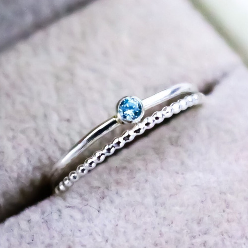選べる天然石】引っかかりのない覆輪ベゼルリング(3mm石)0.1ct 選べる天然石】引っかかりのない覆輪ベゼルリング(3mm石)0.1ct