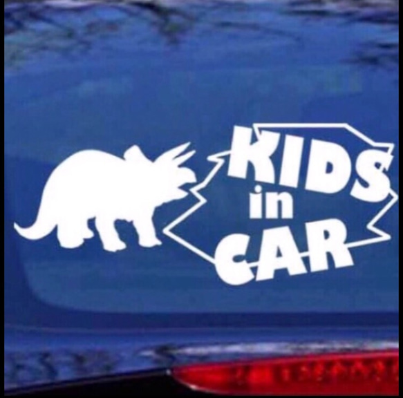 キッズインカー/KIDS IN CAR トリケラトプス シール シール・ステッカー trip 通販 6428004｜Creema(クリーマ)