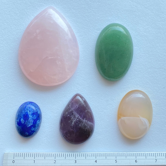 アウトレット ルース 5個セット nl3569 天然石 pinky 通販 12634656｜Creema(クリーマ)