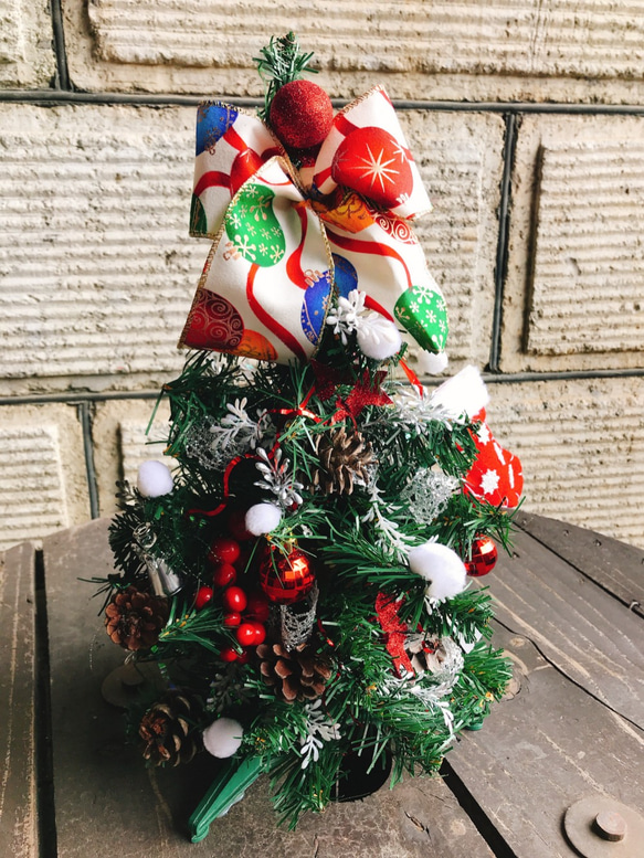 Happy Holidays ミニクリスマスツリー42cm その他インテリア雑貨 Kaomina 通販｜creemaクリーマ 6503758 