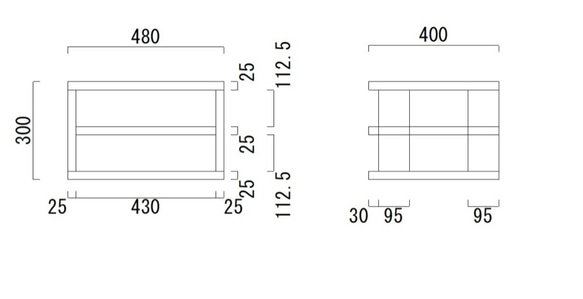 オーディオラック2色タイプ1R3 収納ラック 注文後製作 棚・シェルフ・ラック BIGOT＆OLIVE 通販 12861195｜Creema ...