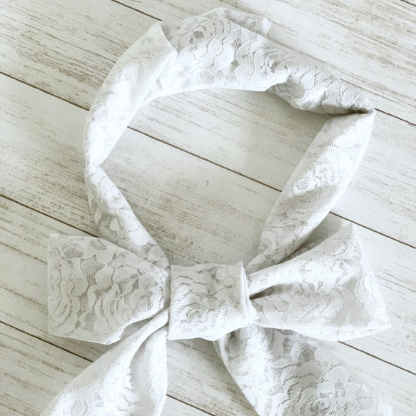 三連紐 帯揚げ【ライトグレー／ロココ調レース花柄】長め ﾙﾂﾎﾞ《みせあげちゃん》 〜簡単 半幅帯 結び方動画付き〜★ 和装小物（帯・半襟 ...