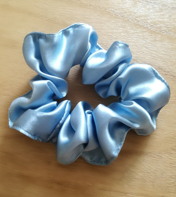髪飾り シルクシュシュ 幅4cm ヘアアクセサリー 艶 上質 髪留め まとめ髪 シルク生地用 シュシュ ふゆめ 通販 10200508 ...