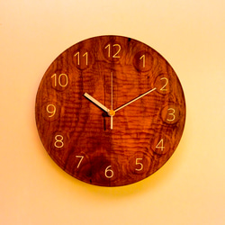 【受注製作品】 wall clock BW 掛け時計・置き時計 木工舎さきもと 通販 1541101｜Creema(クリーマ)