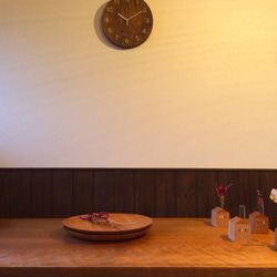 【受注製作品】 wall clock BW 掛け時計・置き時計 木工舎さきもと 通販 1541101｜Creema(クリーマ)