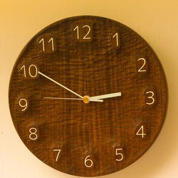 【受注製作品】 wall clock BW 掛け時計・置き時計 木工舎さきもと 通販 1541101｜Creema(クリーマ)