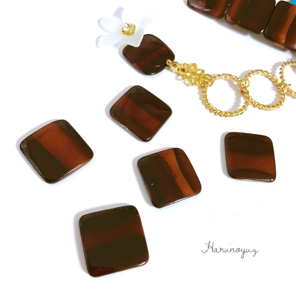 シェルビーズ／アンティークブラウン(5個) その他素材 春の柚 通販｜Creema(クリーマ) 3505020