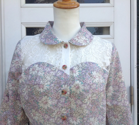 YUWAフラワー ︎レースブラウス ブラウス Ri Ry 通販 5271589｜Creema(クリーマ)