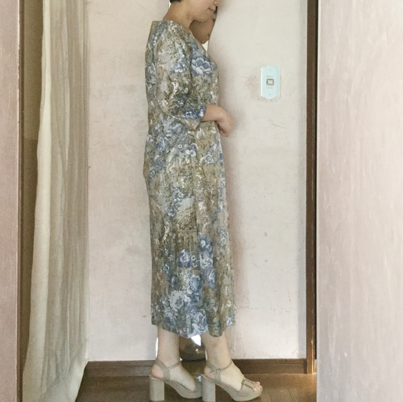 ‼️胸元切り替え ︎ゴブランプリントOP ワンピース Ri Ry 通販 8627230｜Creema(クリーマ)