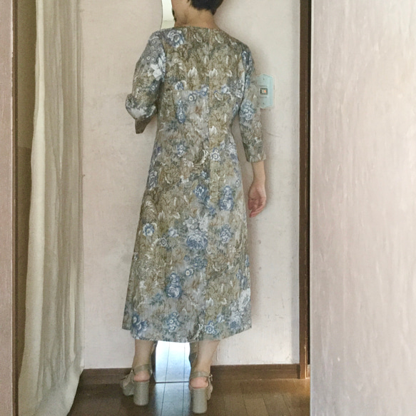 ‼️胸元切り替え ︎ゴブランプリントOP ワンピース Ri Ry 通販 8627230｜Creema(クリーマ)