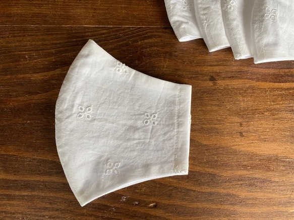 ☆YONE☆ 美ラインマスク レース 白マスク インナーマスク 夏マスク 刺繍 立体マスク 小顔マスク ホワイト 夏マスク ...