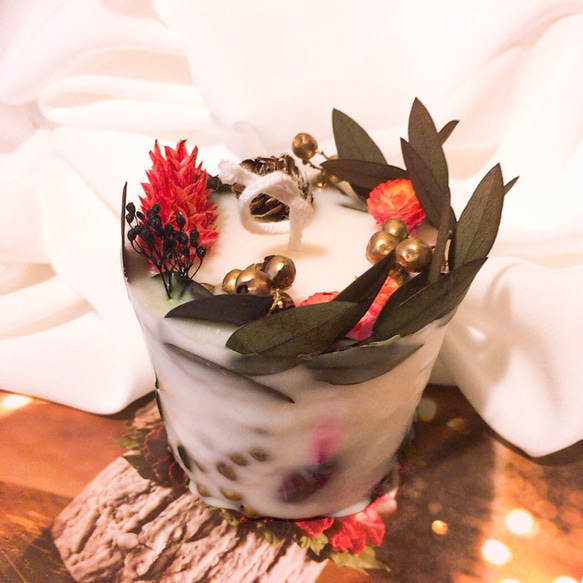 OSA | Dry Flower Candle 乾花蠟燭 蠟燭・燭台 OSÀ Atelier甜點·香氛蠟燭 的作品｜Creema