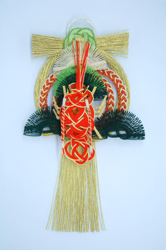 水引お正月飾り[44AK] 海老/しめ縄/しめ飾り/縁起物/開運/ギフト しめ縄・しめ飾り 盆栽水引アート365 通販 10717426 ...