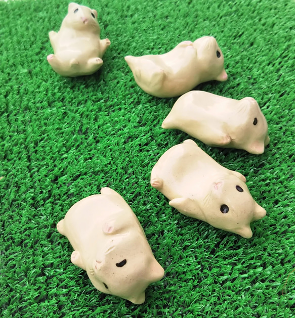 ハムスター箸置き 5個セット(受注制作) 箸・箸置き neruko 通販 12479169｜Creema(クリーマ)