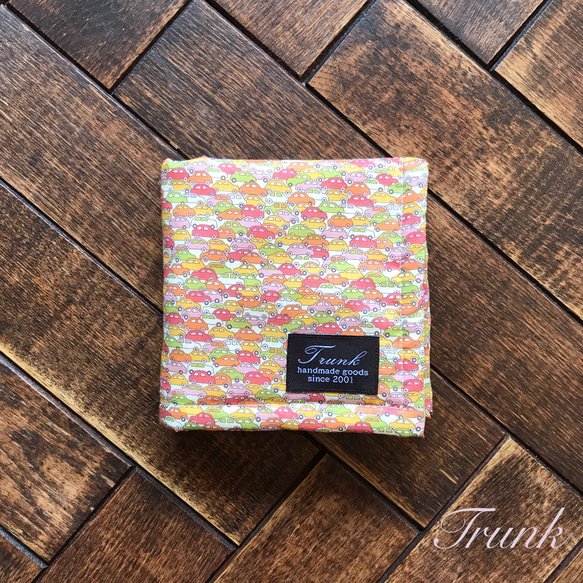 ハンカチタオル リバティ カーズ ピンク・オレンジ ハンカチ・手ぬぐい mie 通販｜Creema(クリーマ) 10356431