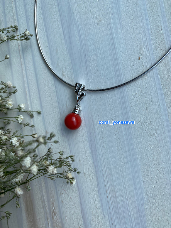 令和3年春の逸品会オメガスタイル♪赤い珊瑚まる珠ペンダントネックレス ネックレス・ペンダント ライズ♫ライズ♫ yonezawa 通販 ...