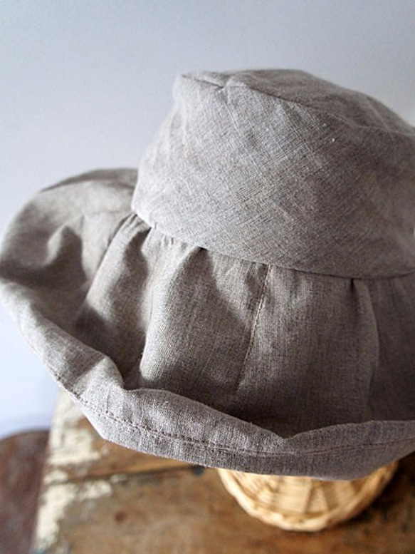 ゼーネ・キャプリーヌ[フレンチ・リネン] C2751234FrenchLinen ハット メゾンドシャポー 通販｜Creema(クリーマ ...